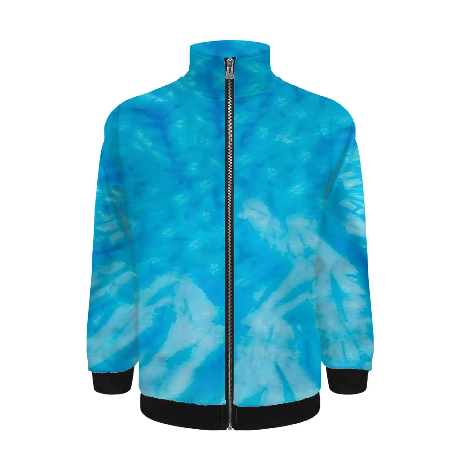Icy Blue Icy Background Blueish Icy Jacket Men's Street Cool Long ...