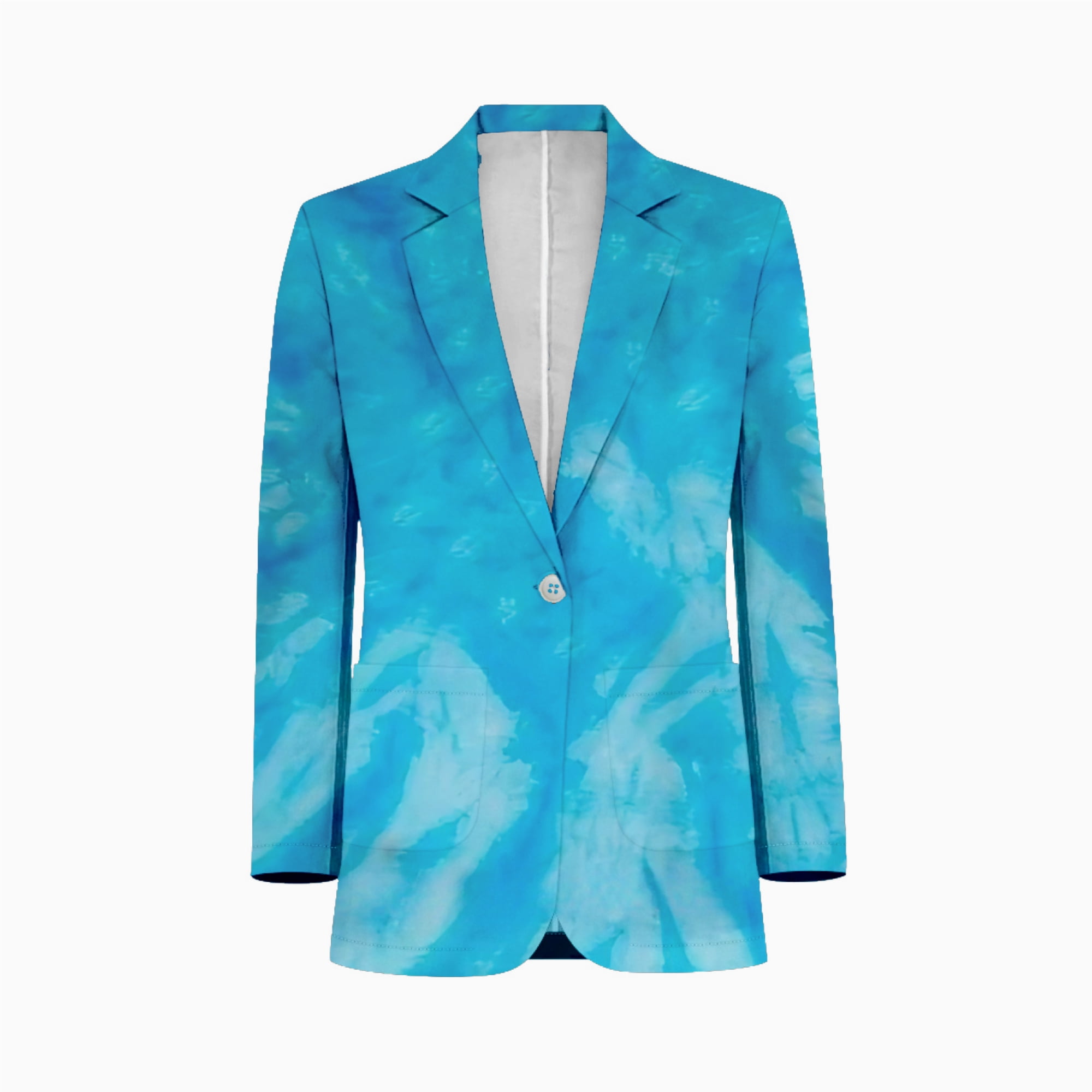 Icy Blue Icy Background Blueish Icy Mens Suits Shawl Collar Slim Fit ...