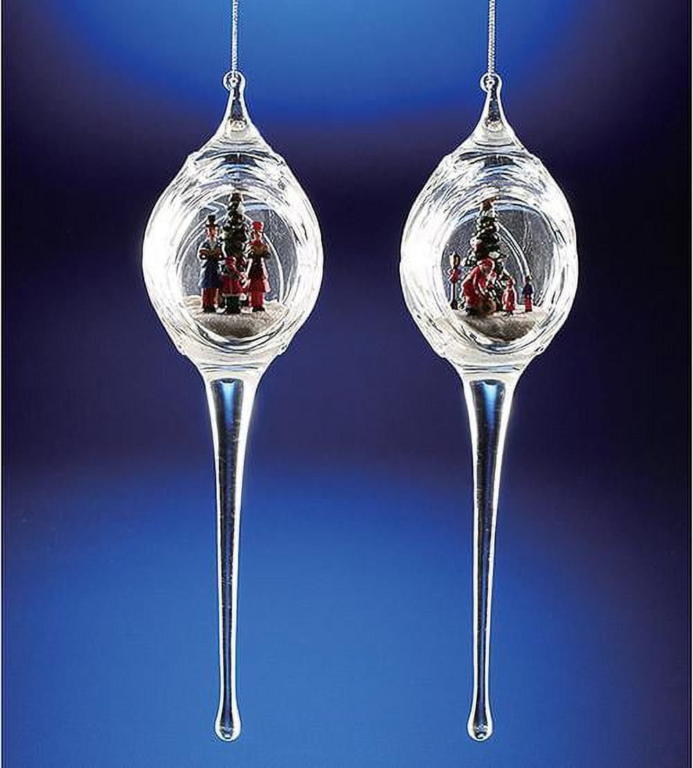 Icy Craft Egg-Shaped Scene Orn. w/ Icicle - Walmart.com