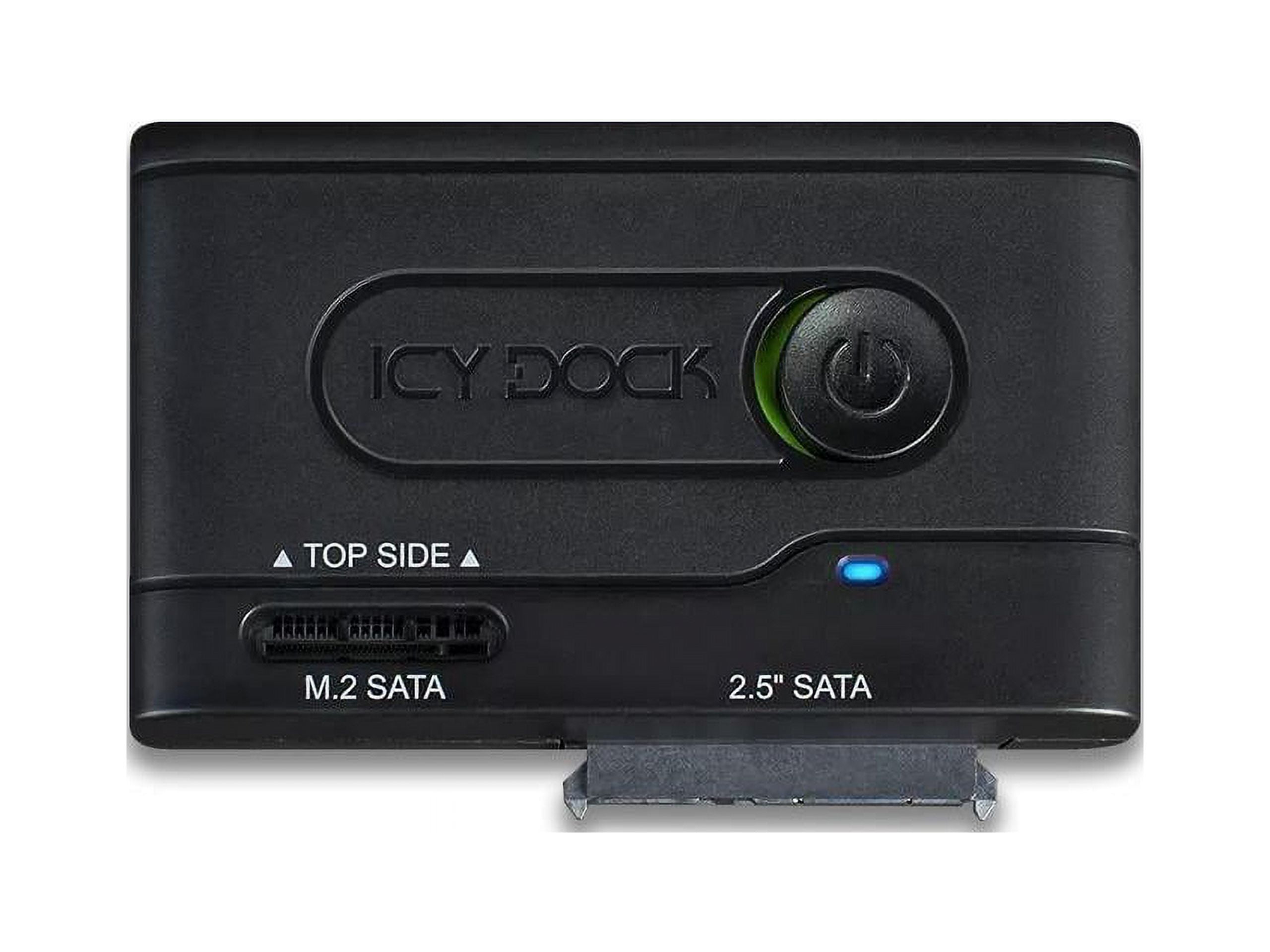 Icy Dock EZ-Adapter Drive Enclosure SATA M.2 USB 3.2 Type C Black ...