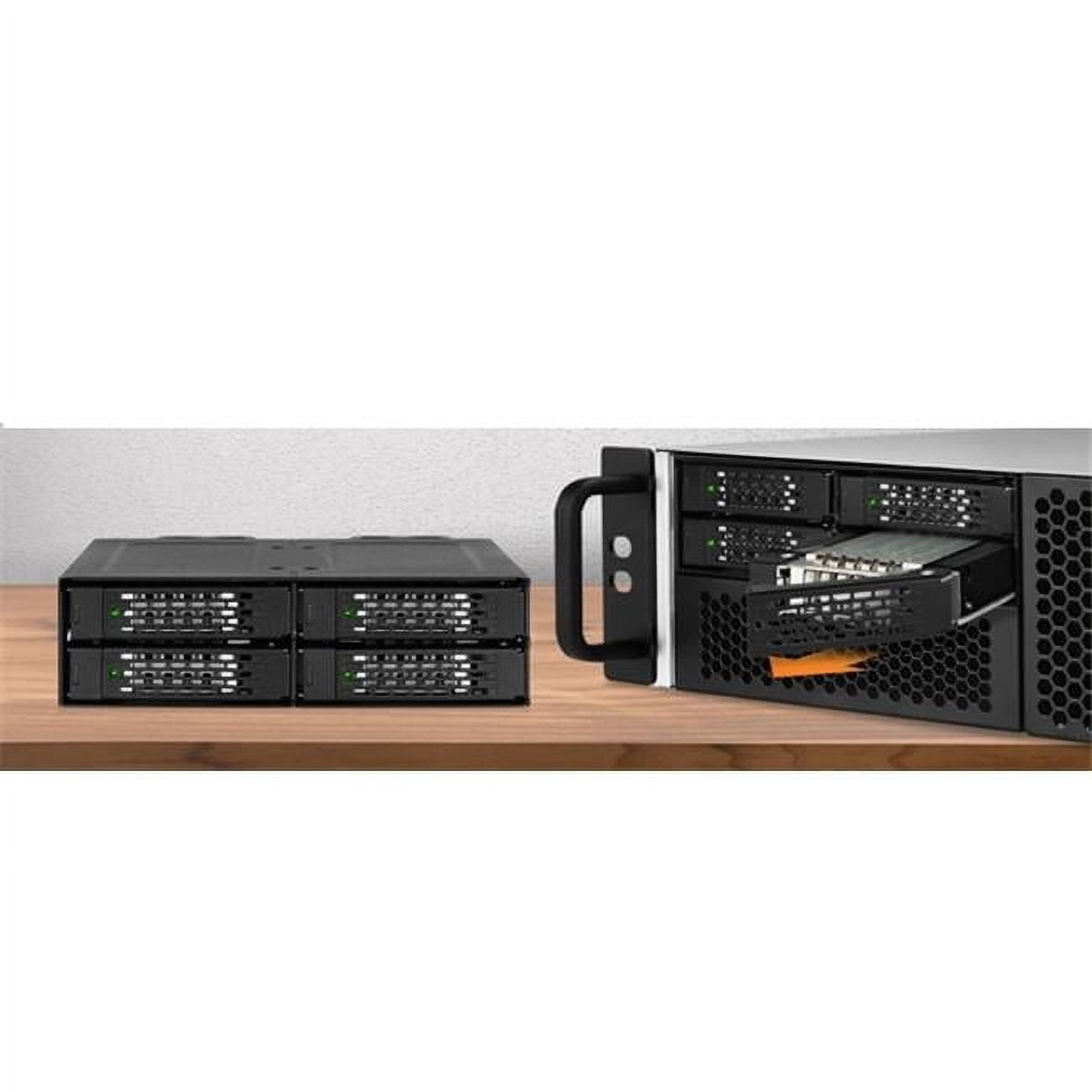 Icy Dock ToughArmor MB699VP-B V3 4x2.5" NVMe U.2/U.3 SSD PCIe 4.0 ...