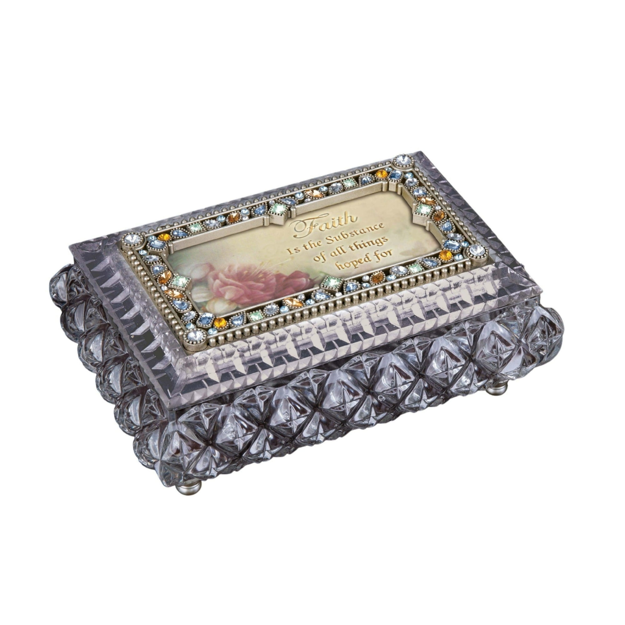 Icy Giftware Diamond Cut Rectangular Jewelry Boxes - 7" - Set of 4 ...