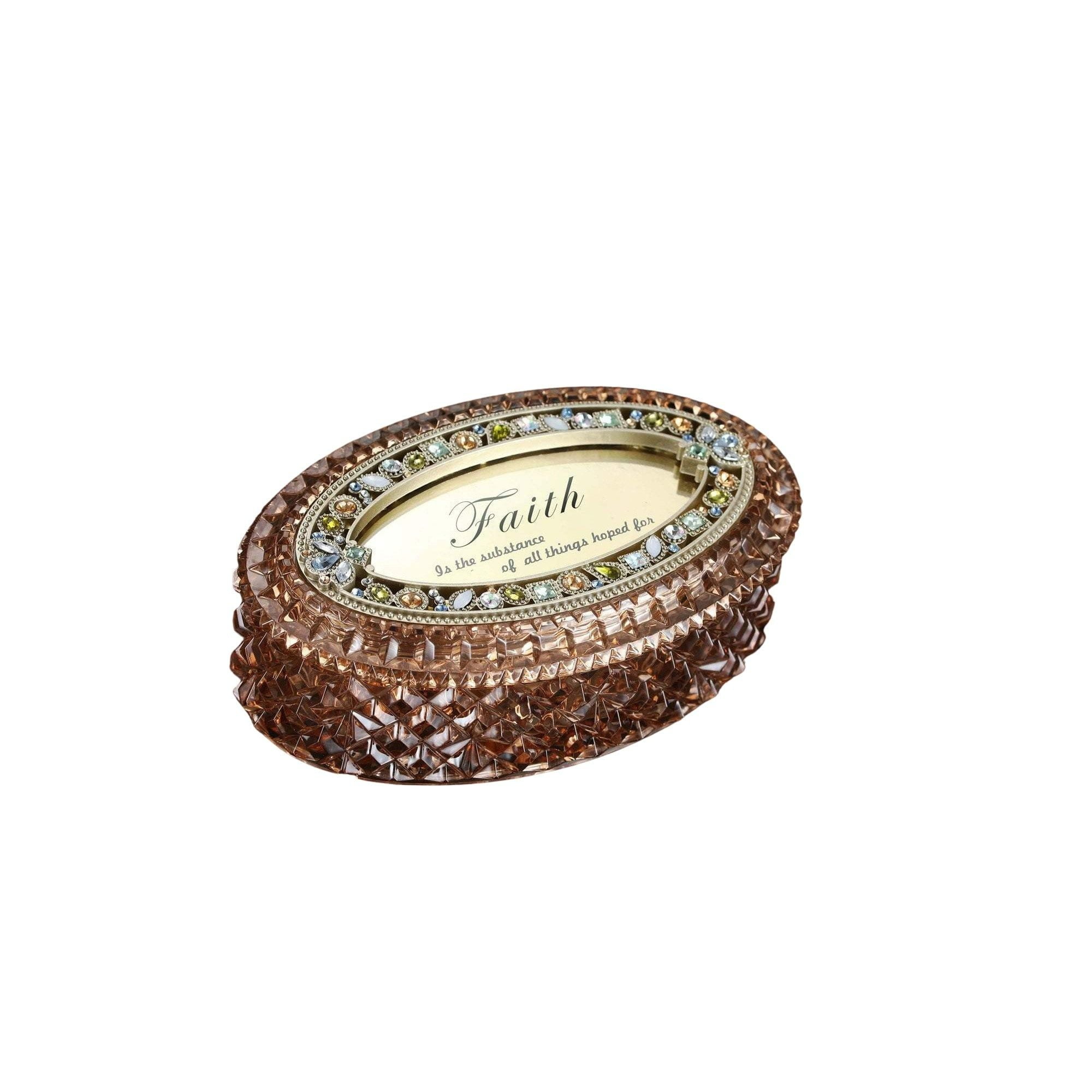 Icy Giftware LED Lighted Oval Shaped Jewelry Boxes - 5" - Amber - Set ...