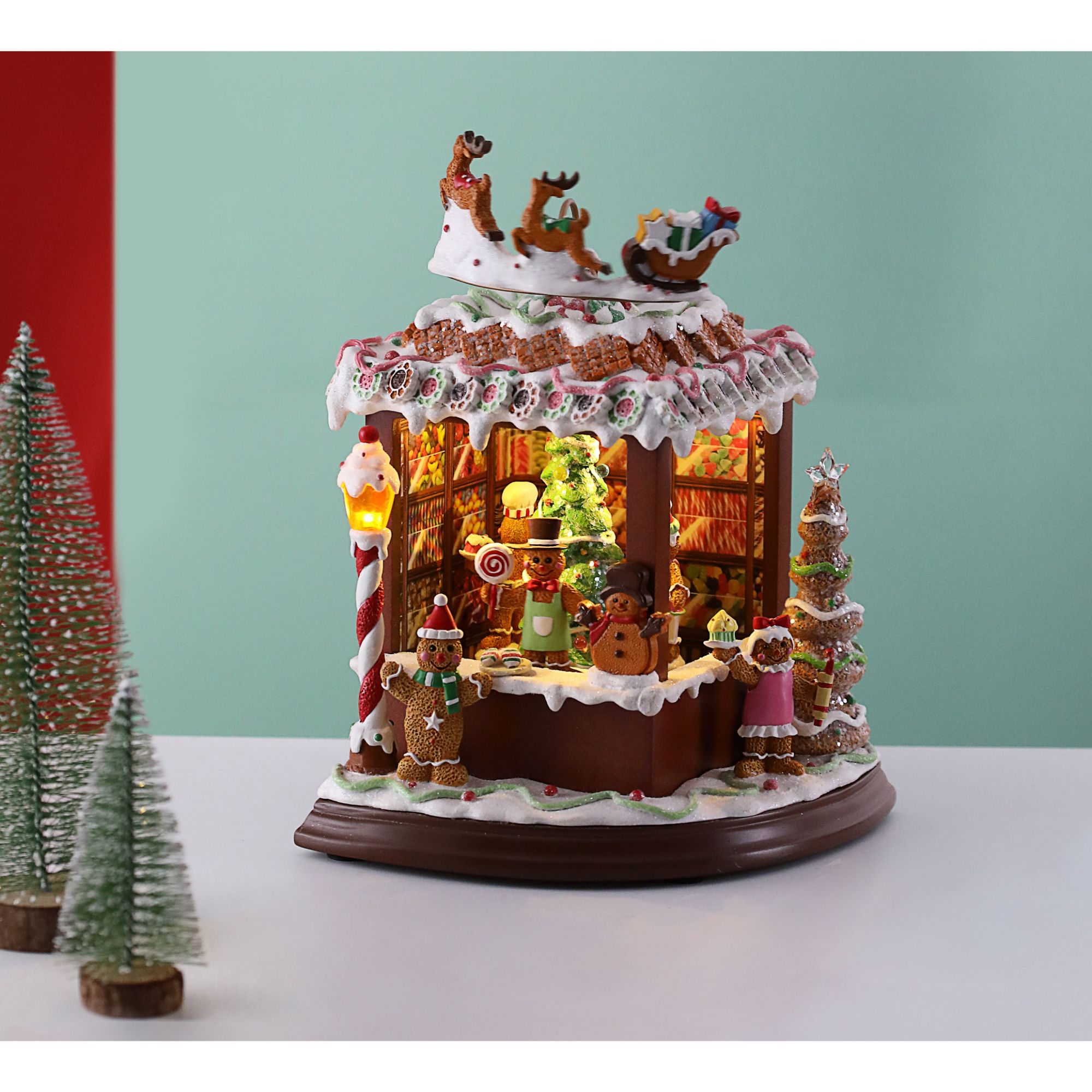 Icy Giftware LED Lighted Candy Land Toy Shop Christmas Decoration - 10 ...