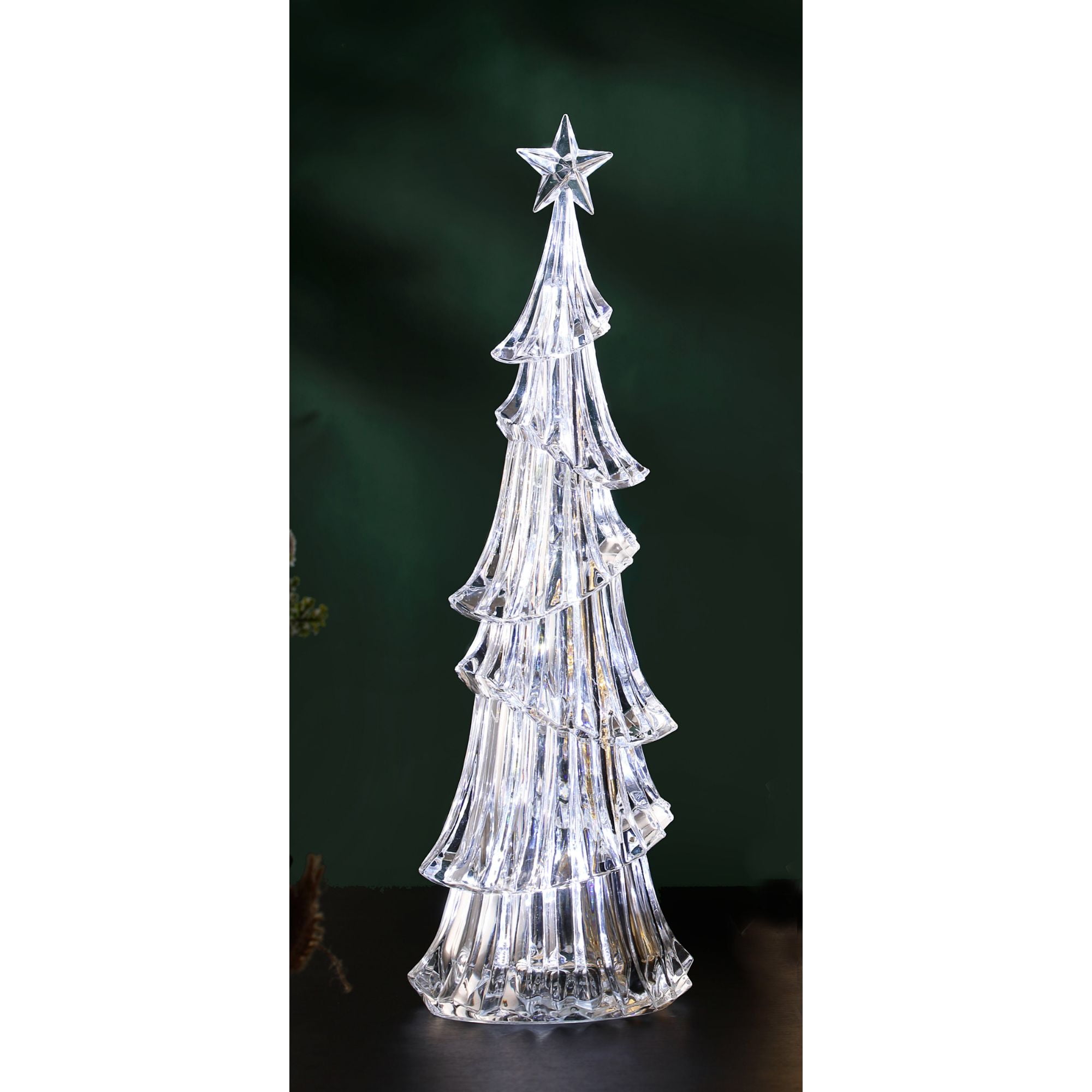 Icy Giftware LED Lighted Prism Christmas Tree Decoration - 16.25 ...