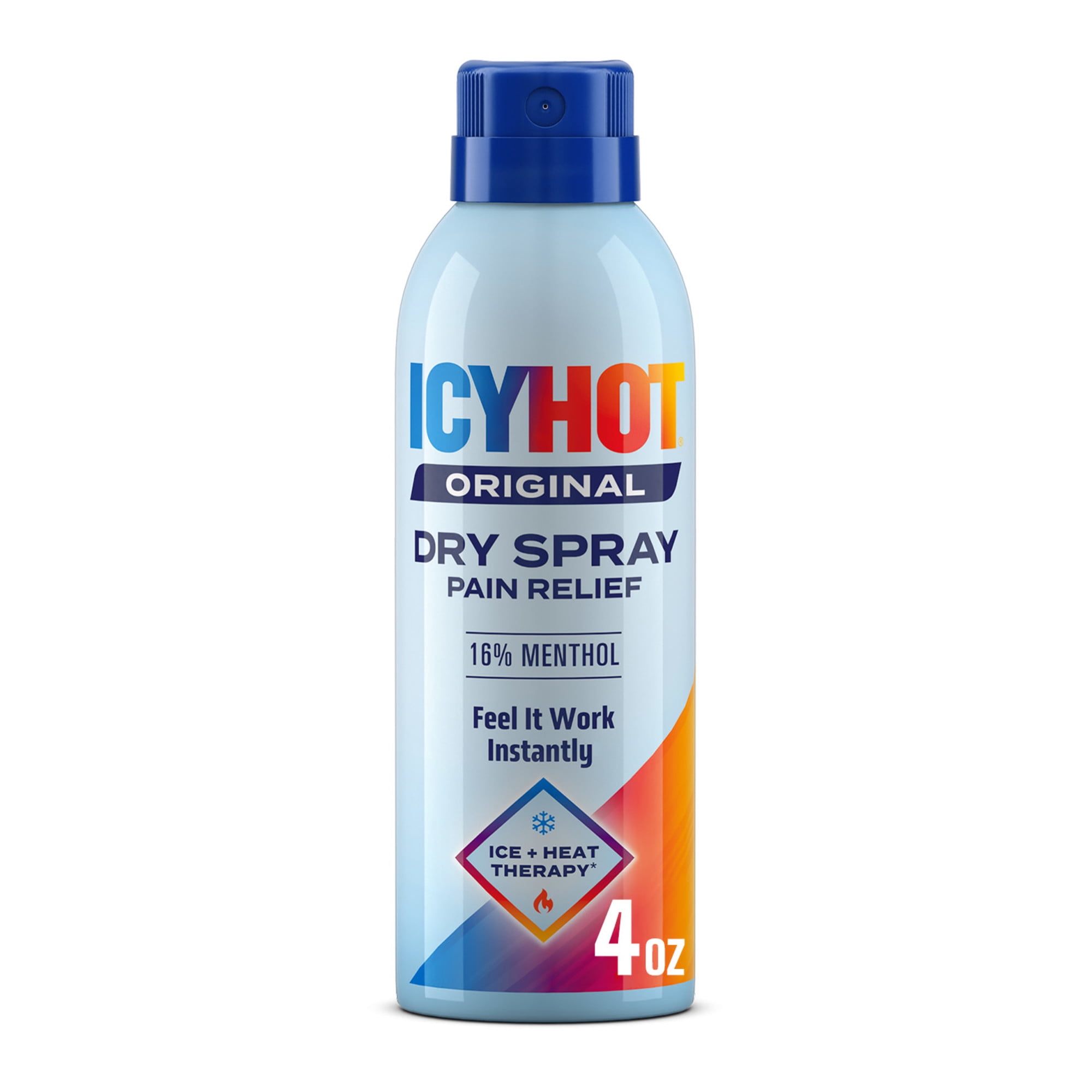 Icy Hot Original Pain Relief Dry Spray, Fast-Acting, Quick-Drying Pain ...
