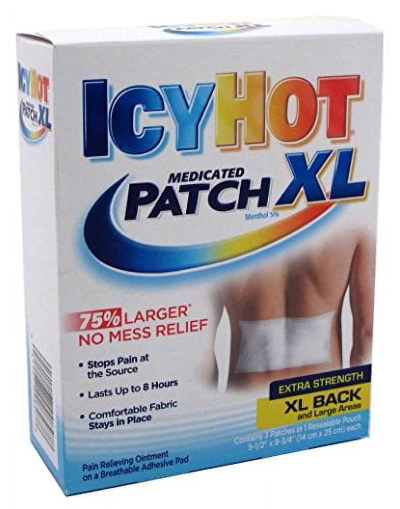 Icy Hot Original Pain Relief Patch (Pack of 6) - Walmart.com