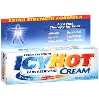Icy Hot Over-the-Counter Medicine Rub Tube, Extra Strength Pain ...