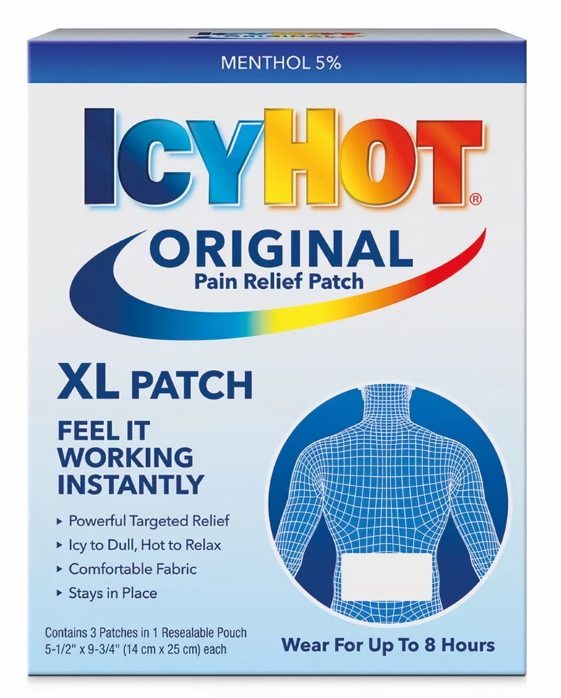 Icy Hot Original Pain Relief Patch (Pack of 48) - Walmart.com