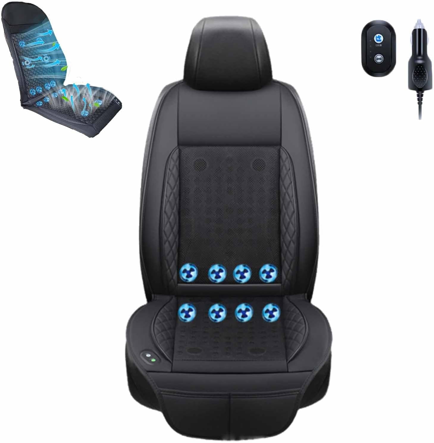 Icy Seat Car Cooling Cushion, 2025 Icy Seats Cover for Cars Built-in ...