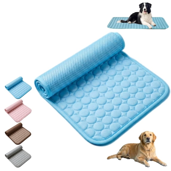 Icynap Dog Mat, Washable Portable Coolings Pad for Dogs Cats, Ice Silk ...