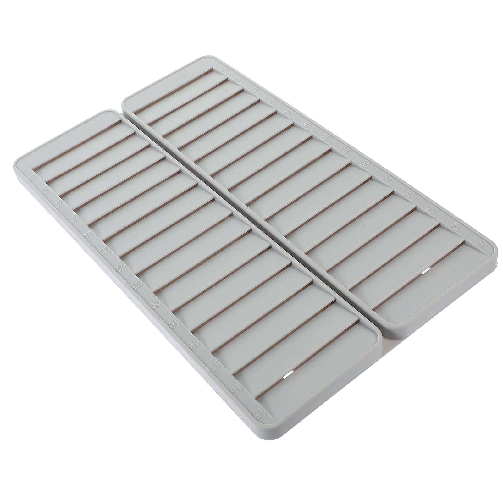 ifundom Grey Plastic Card Organizer with Multi-Pocket Design for Credit ...