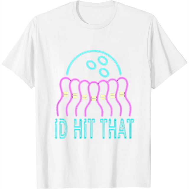 Id Hit and Tap That - Bowling League Gift Womens T-Shirt White Medium ...
