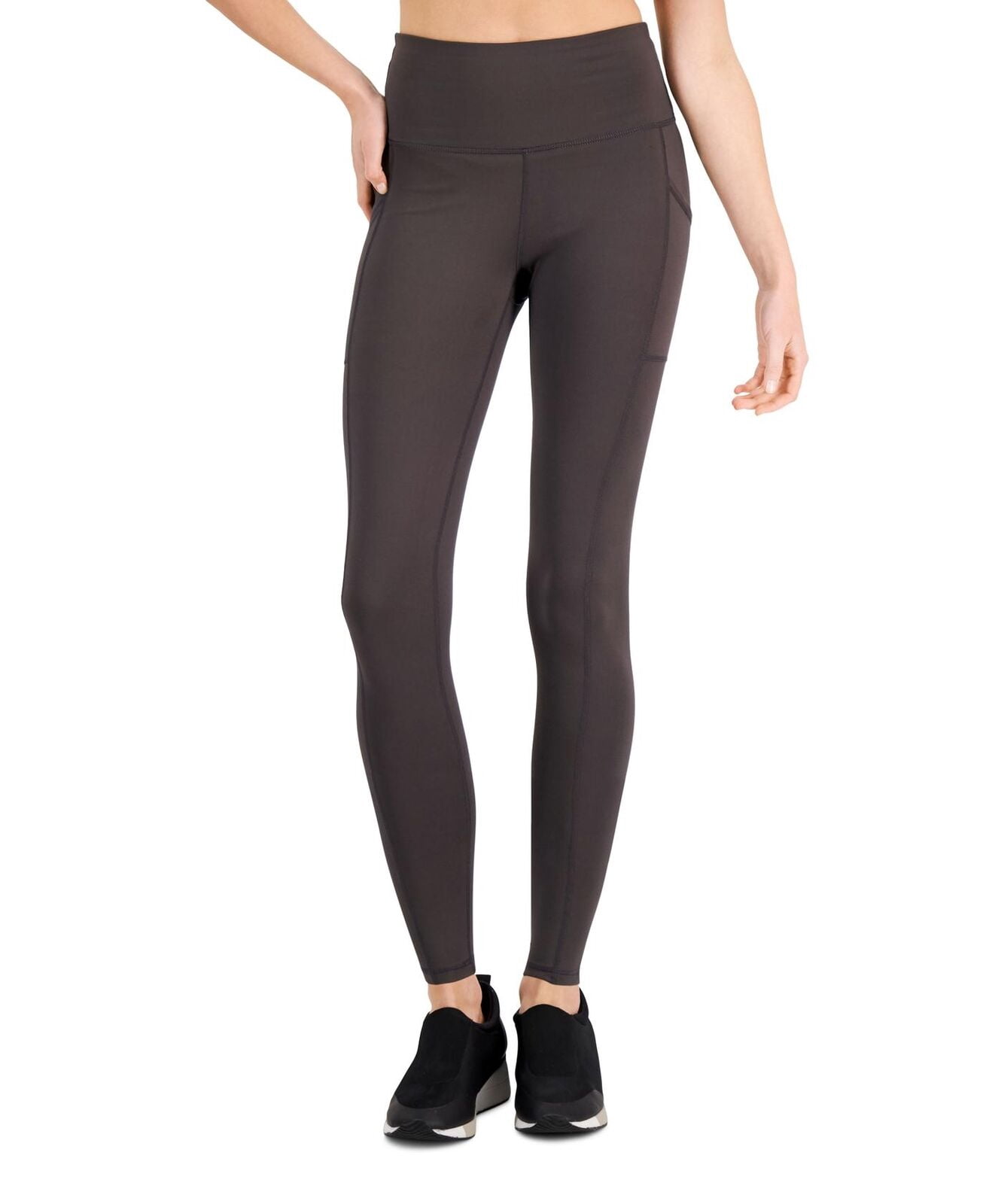 Id Ideology Women's Compression Pocket Full-Length Leggings, Deep ...