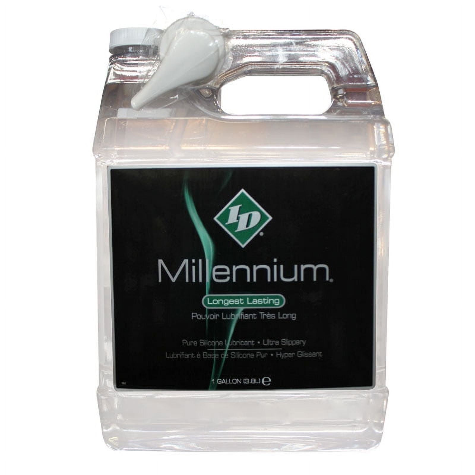 ID Lubricants Millennium Silicone Lube Liquid, 128oz Pump, Waterproof ...