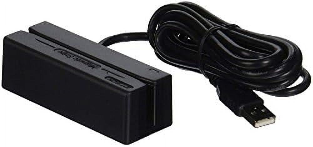Id Tech Magnetic Card Reader (Tracks 1, 2 & 3) - USB - Black - Walmart.com