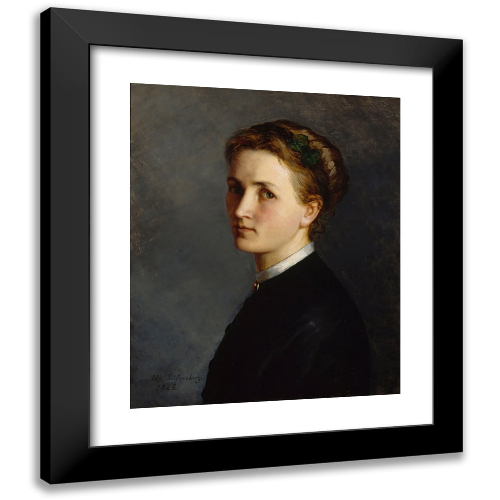 Ida Silfverberg 12x14 Black Modern Framed Museum Art Print Titled ...