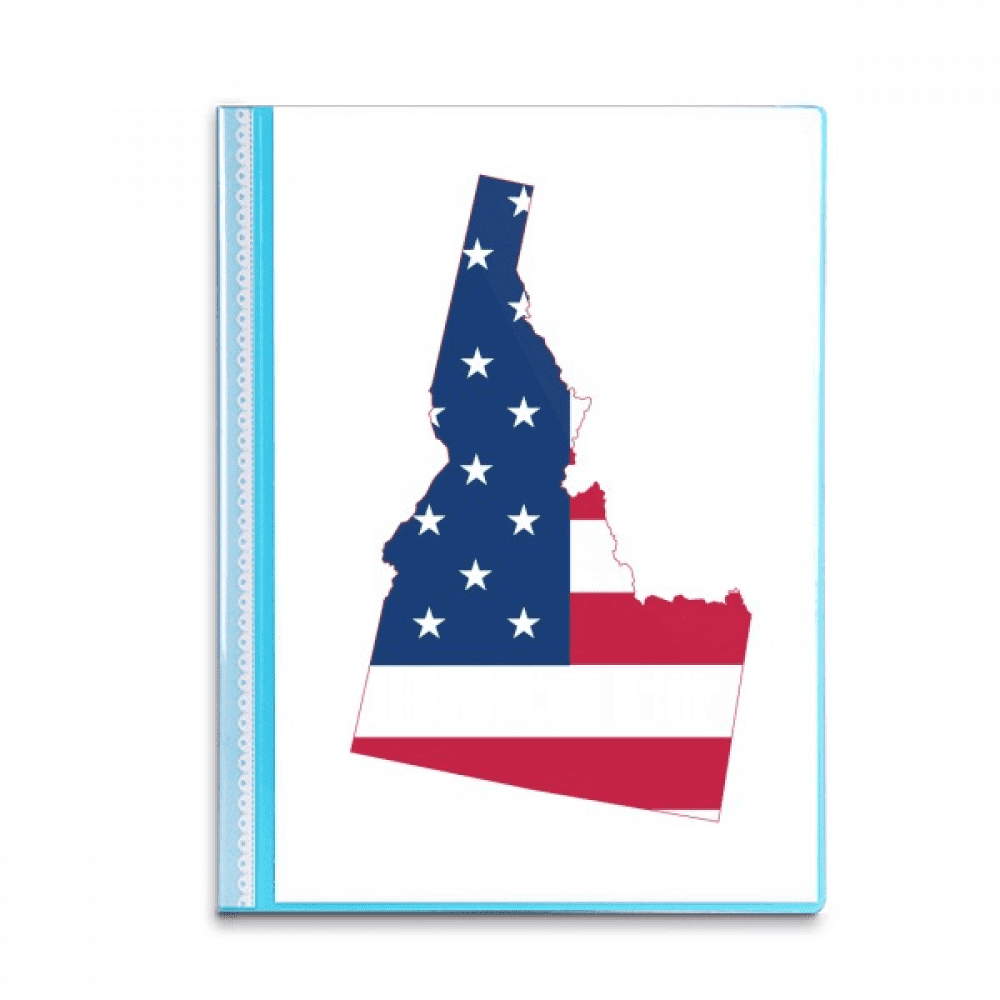 Idaho America Map Stars Stripes Flag Book Sheet Protectors Portfolio ...