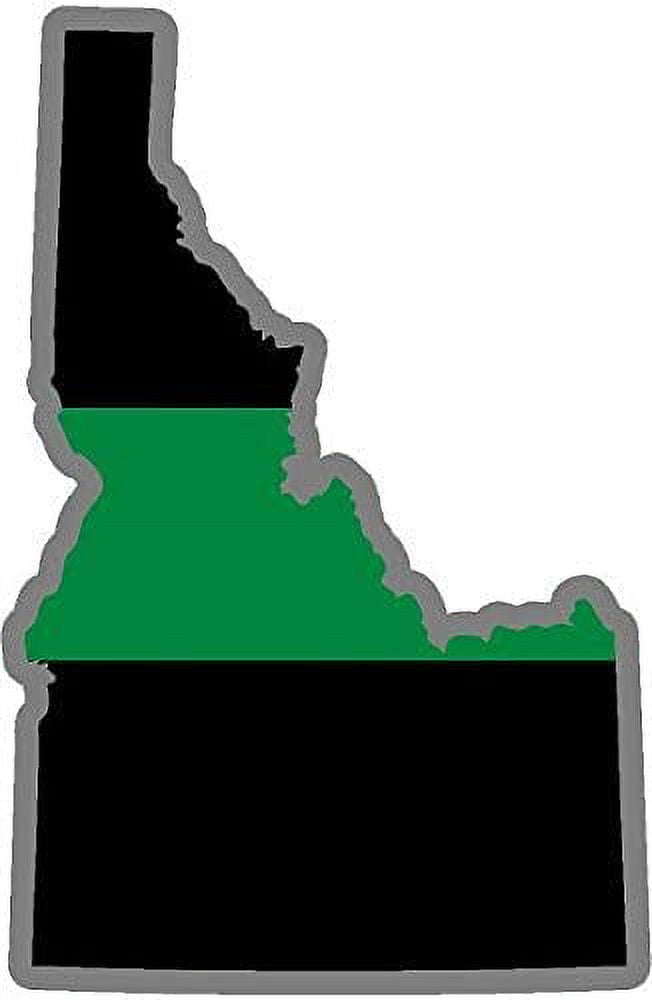 Idaho ID State Thin Green Line Decal Military Border Patrol Decal 3M ...