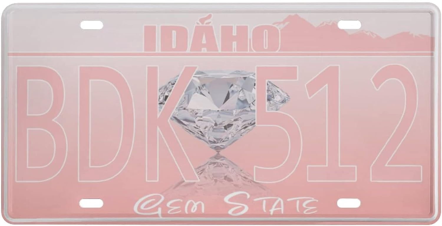Idaho License Plate Personalized Idaho License Plate,Novelty Car Decor ...