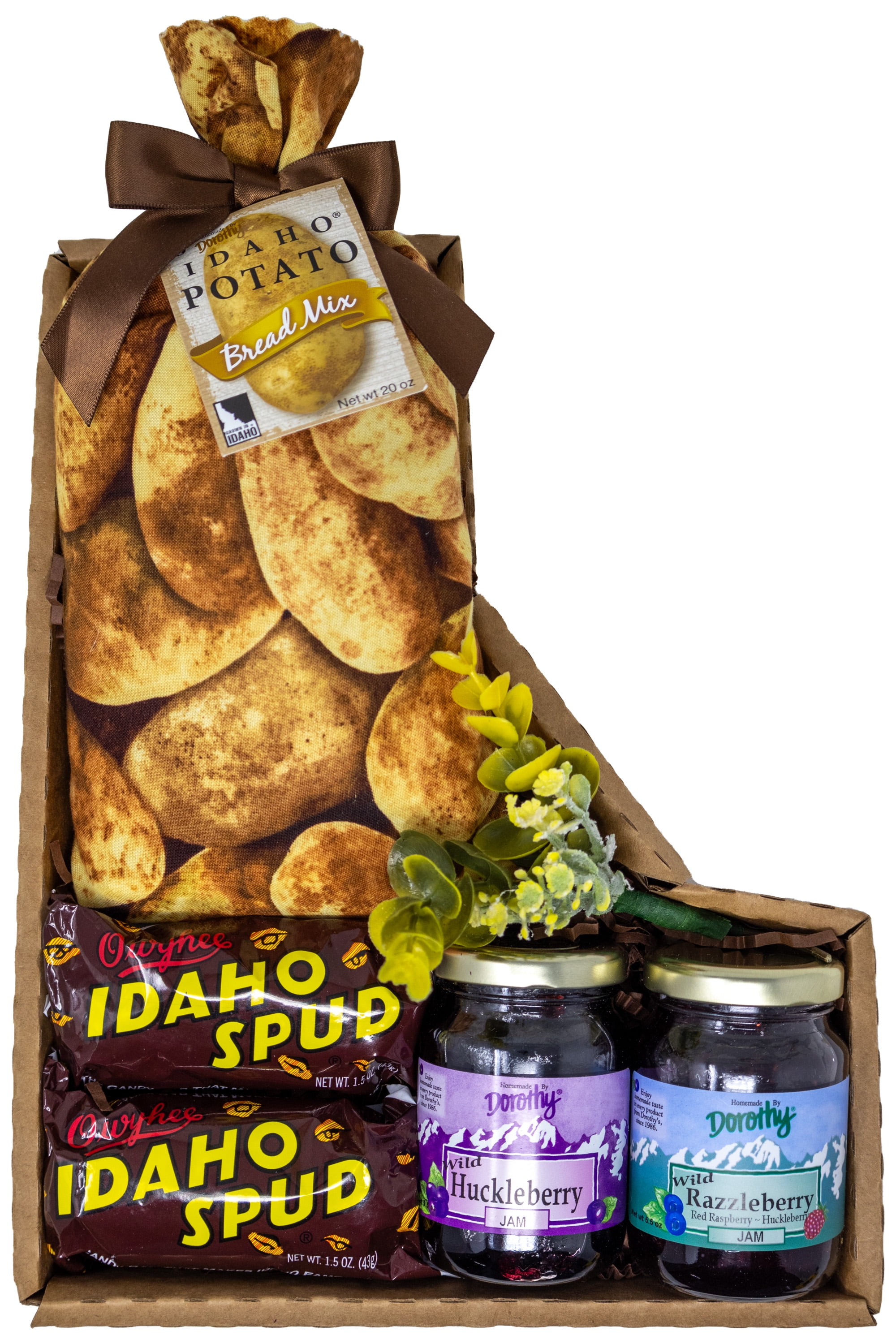 Idaho Made Potato Bread, Jams, Idaho Spuds in Idaho Box - Walmart.com