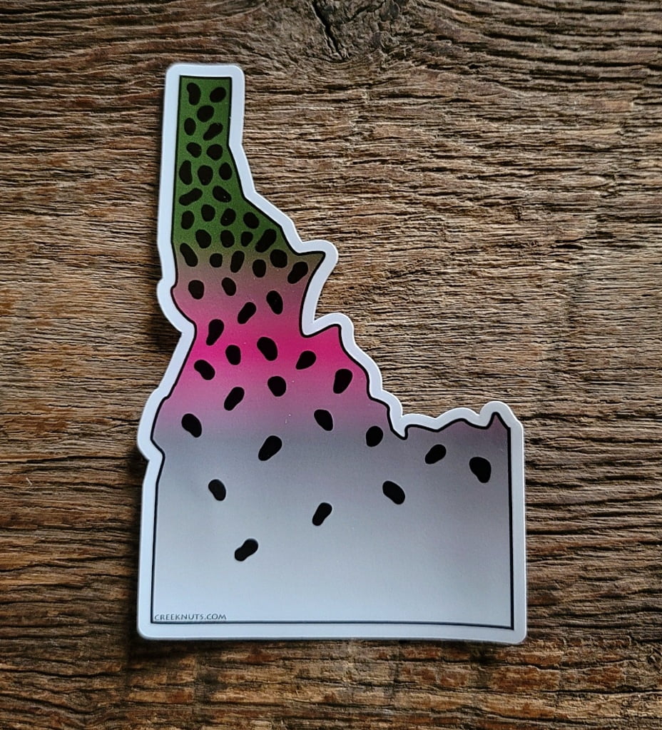 Idaho Rainbow Trout Skin Sticker Decal - Walmart.com