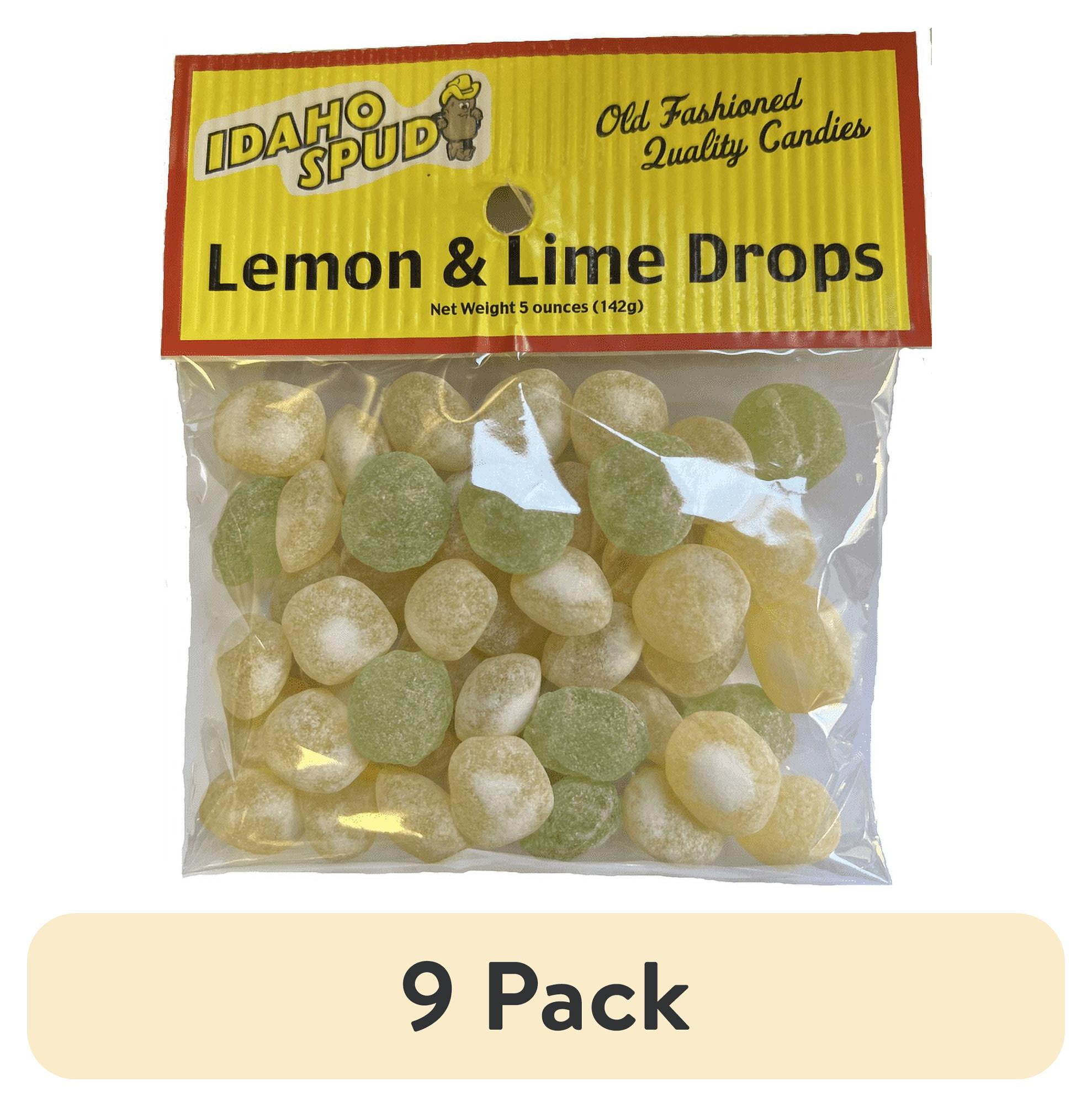 (9 pack) Idaho Spud Lemon and Lime Drops 5 oz Idaho Candy Company ...