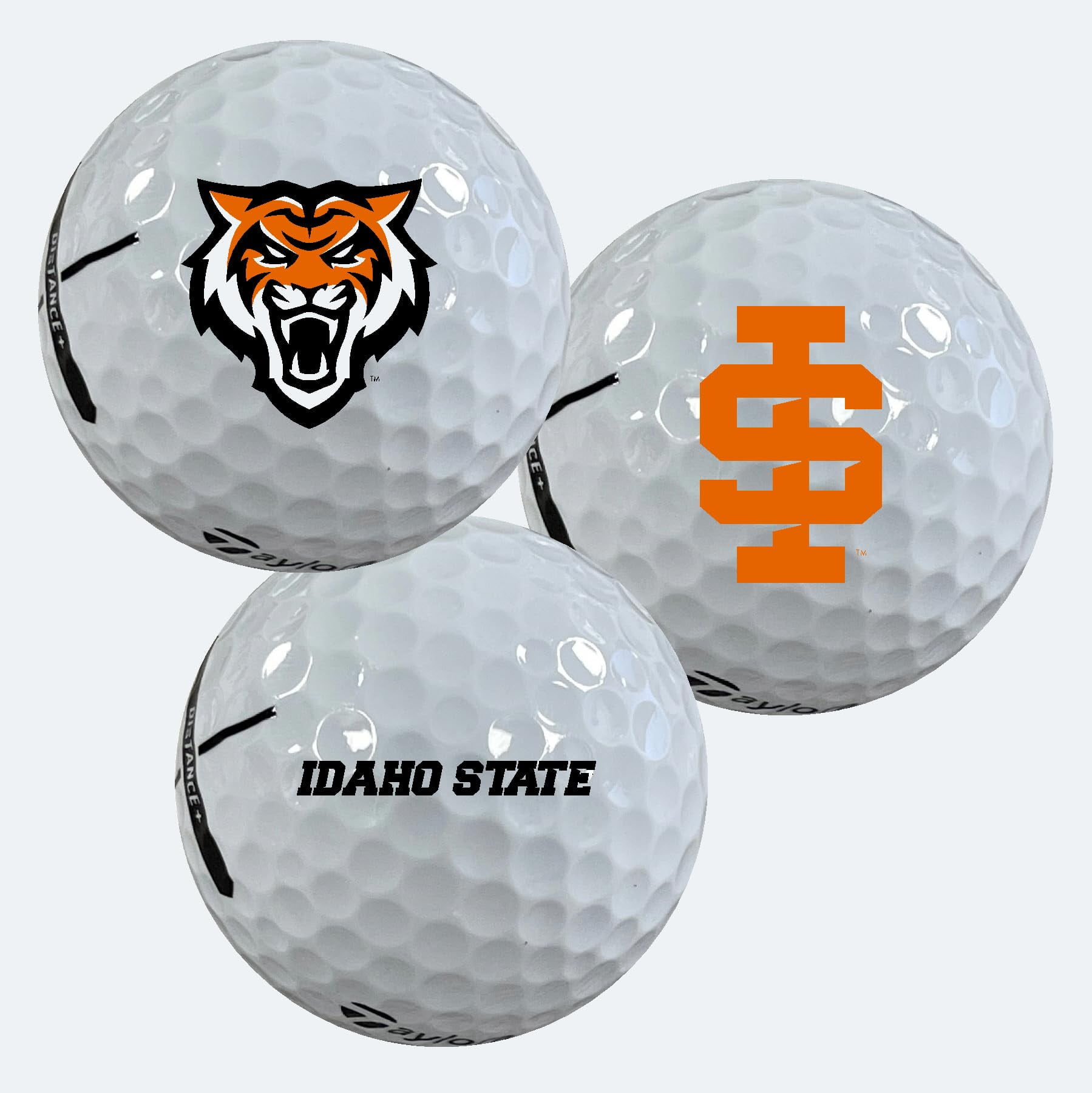 Idaho State Bengals Logo Edition Taylormade Distance+ Golf Balls 12 ...