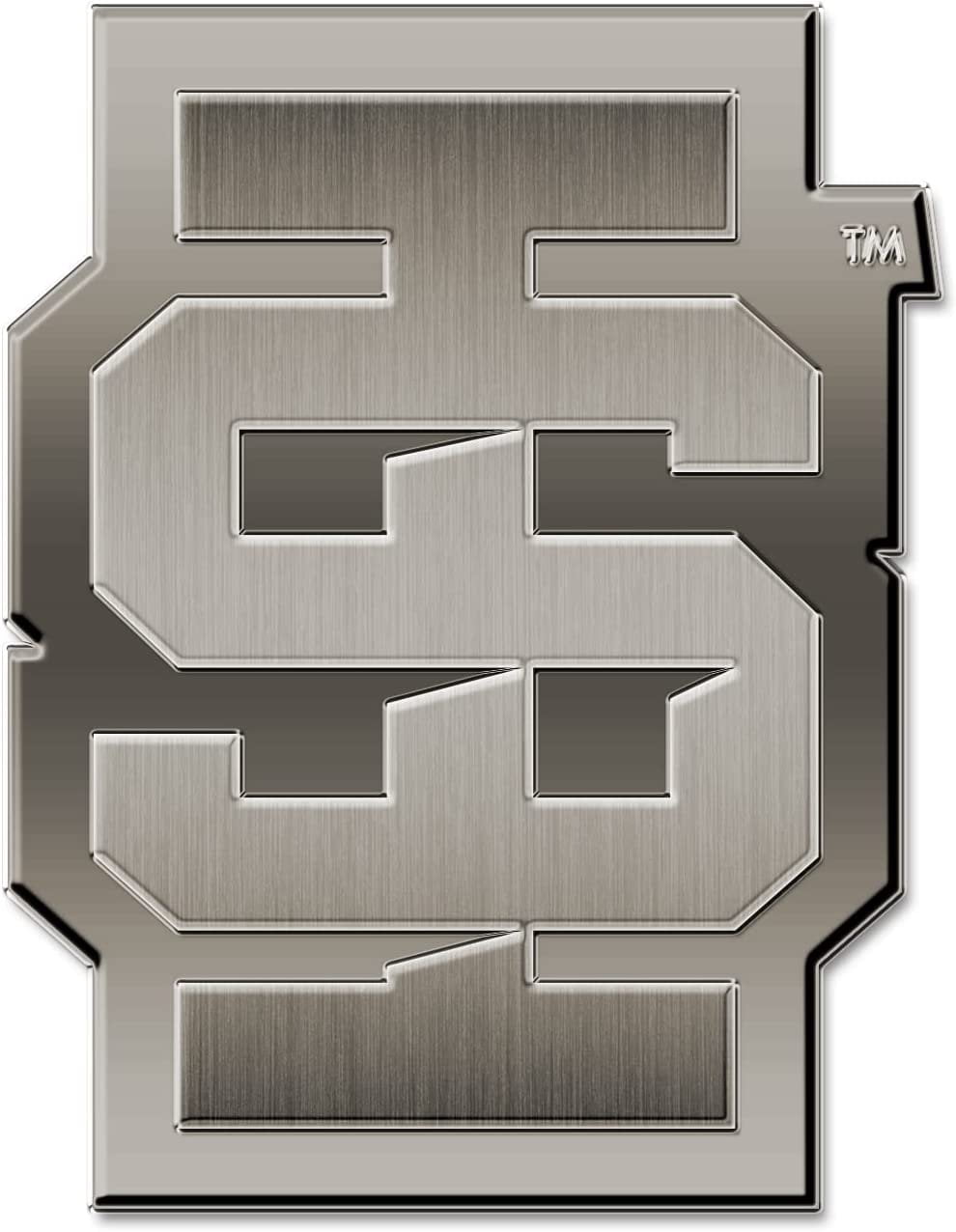 Idaho State University Bengals Solid Metal Auto Emblem Antique Nickel ...