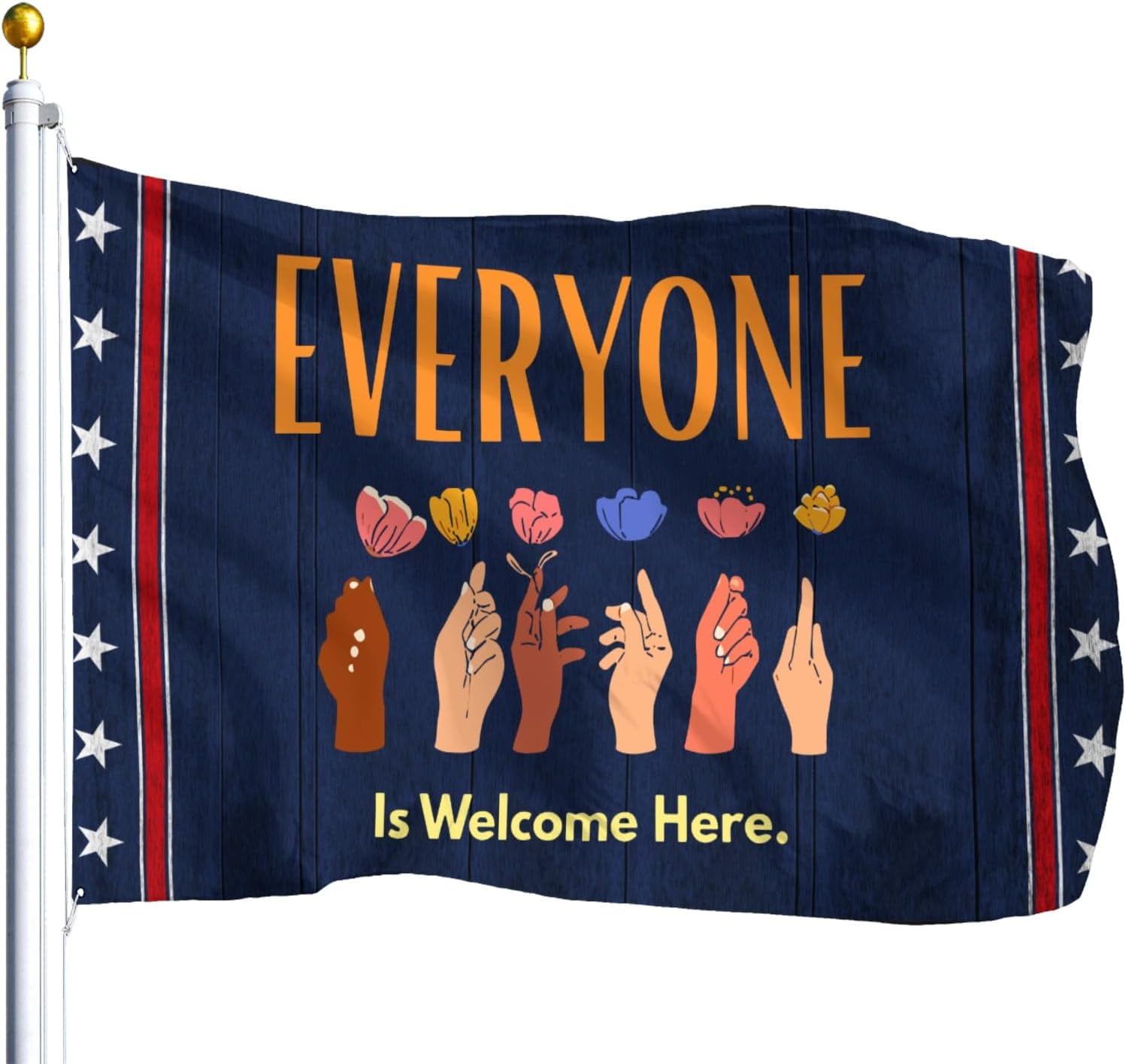 Idaho Teacher Everyone Is Welcome Here Flags For Room Teen Flags 3x5 ...