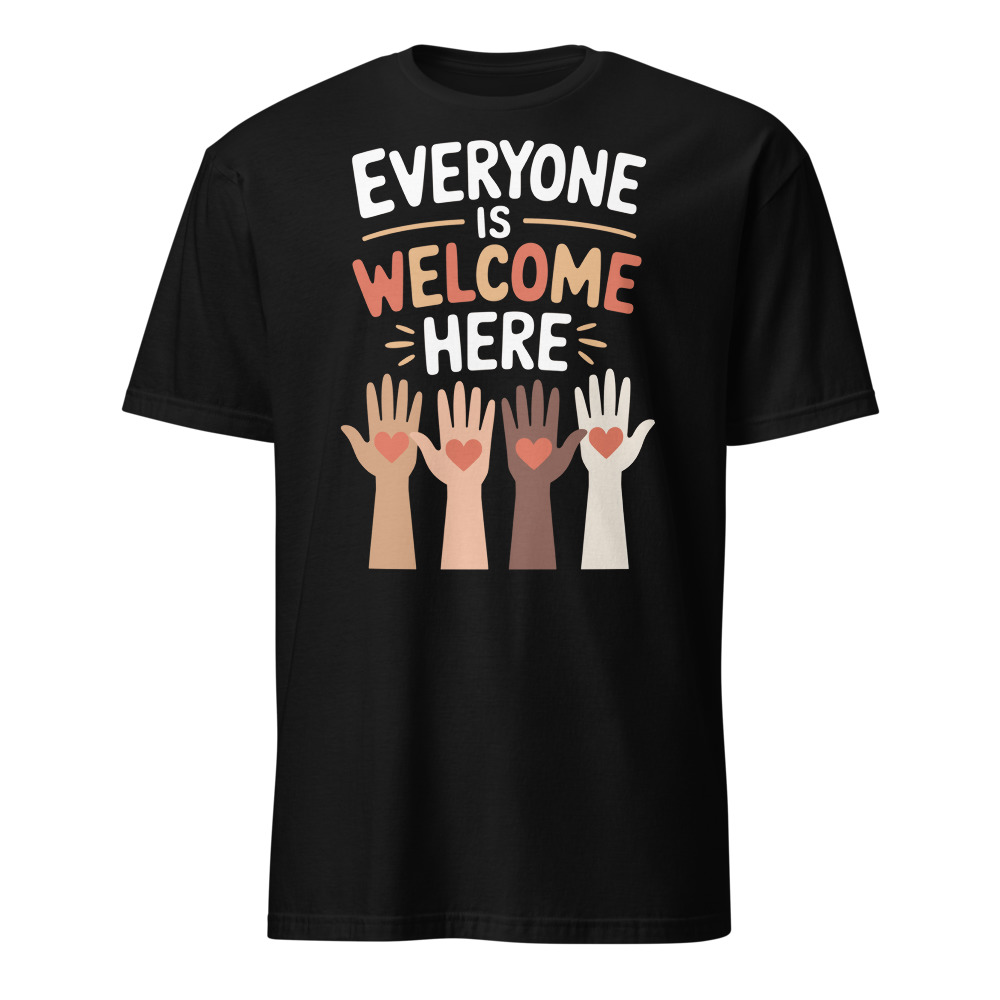 Idaho Teacher Fist Hand Supporter Unisex Shirt, Everyone Is Welcome ...