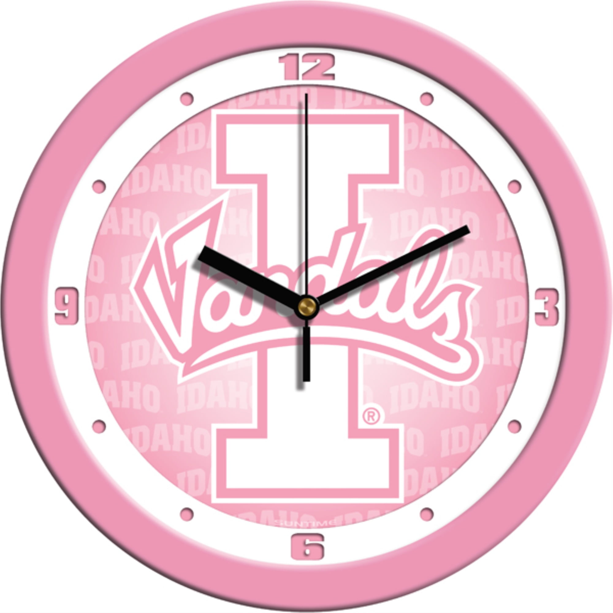 Idaho Vandals - Pink Team Wall Clock - Walmart.com