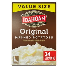 Idahoan Real Potato Packets, Buttery Homestyle & Roasted Garlic Mixes ...