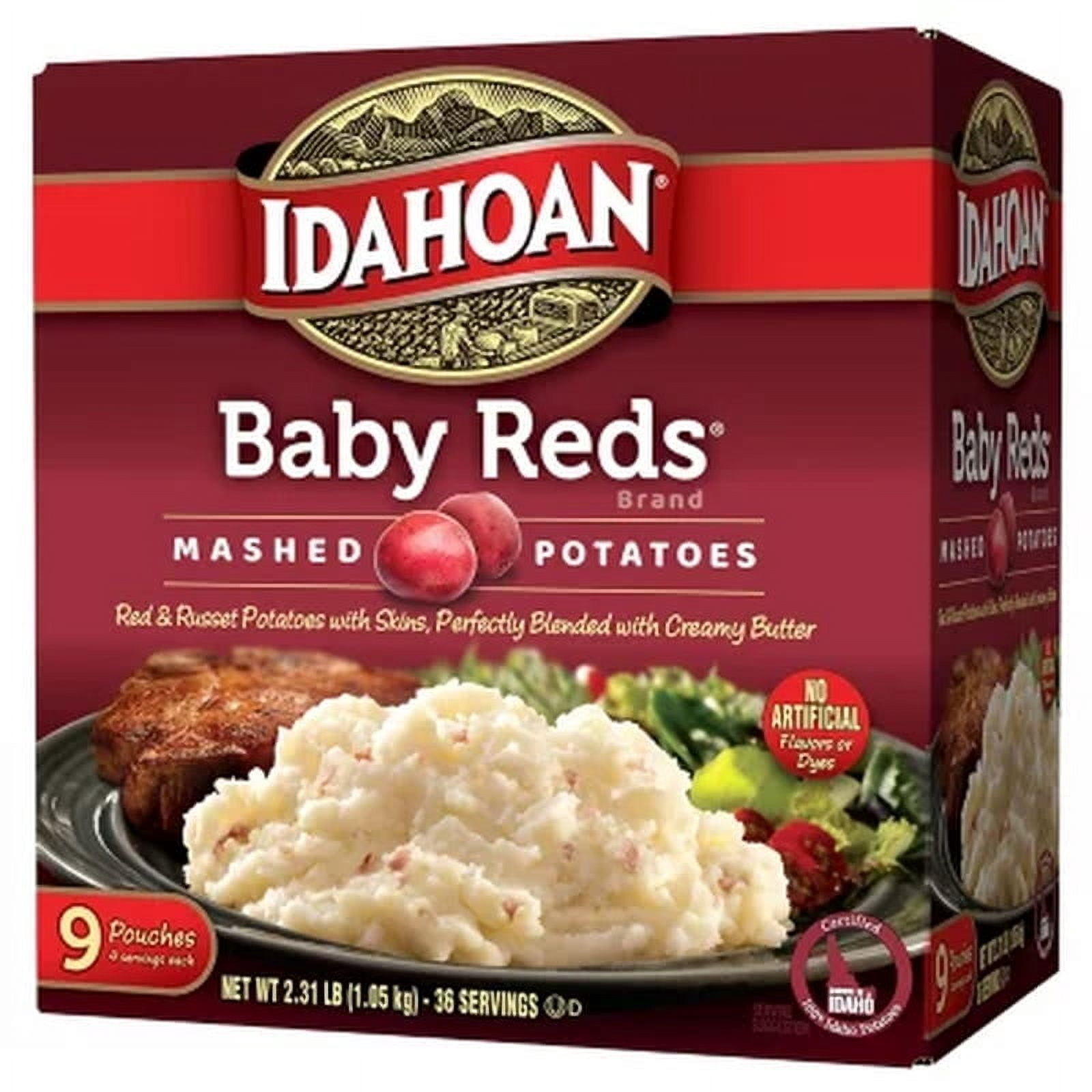 Idahoan Baby Reds Value Pack Mashed Potatoes, 4 Oz., 9 Pk. - Walmart.com