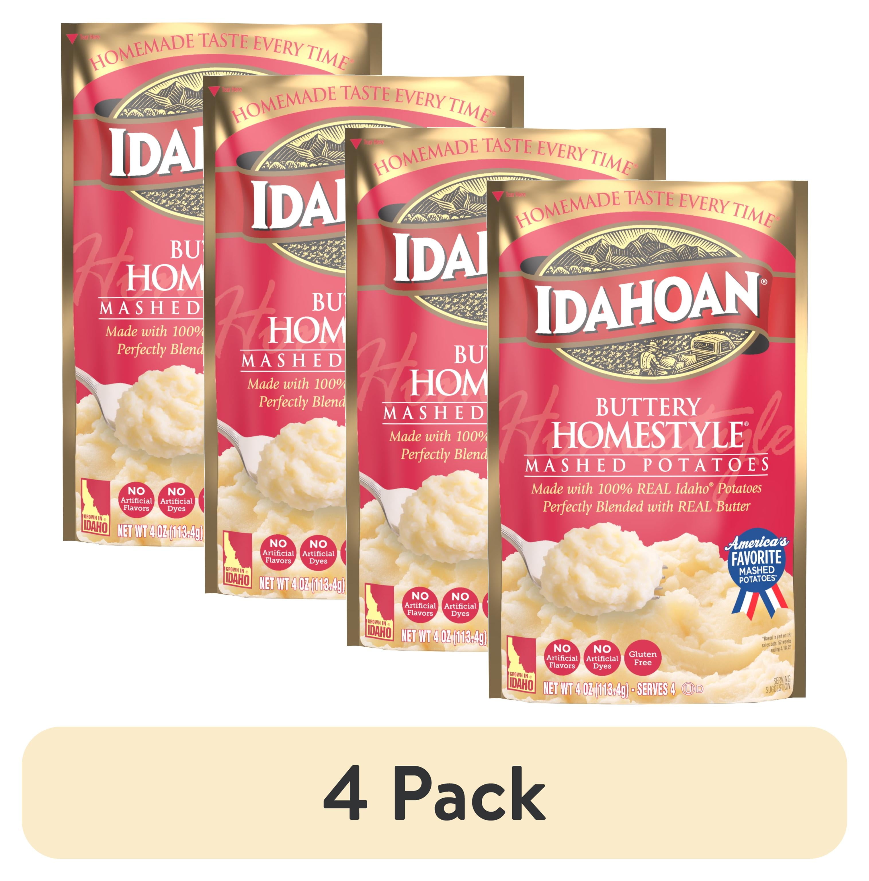 (4 pack) Idahoan Buttery Homestyle® Mashed Potatoes - Walmart Business ...