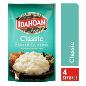 Idahoan Real Potato Packets, Buttery Homestyle & Roasted Garlic Mixes ...