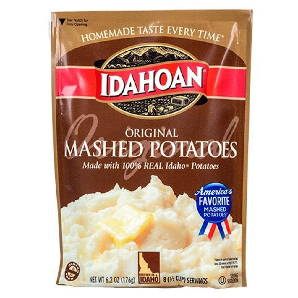 Idahoan Mashed Potatoes - Orginal - KKS1 6.2 OZ- 4 Bags - Walmart.com