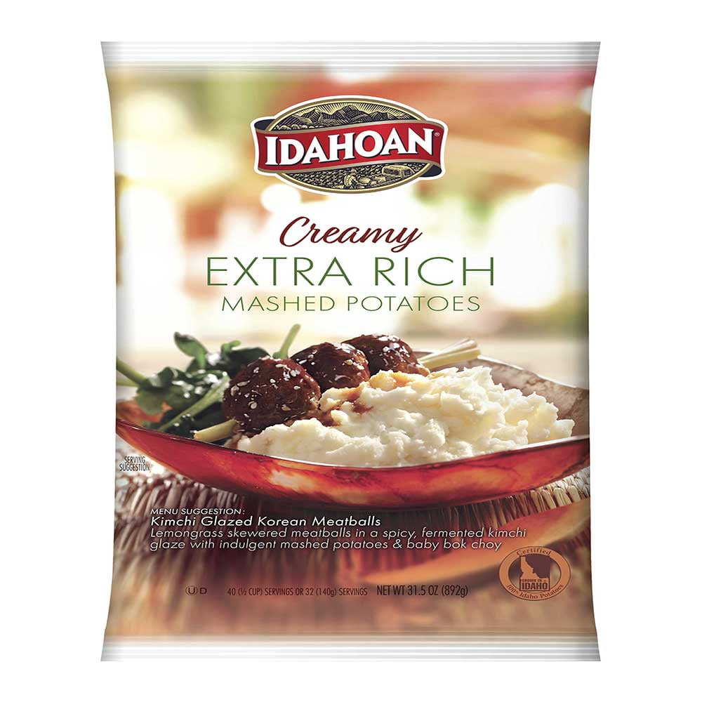 Idahoan REAL Signature Mashed Potatoes, 31.5 ounce Pouch -- 8 per case ...