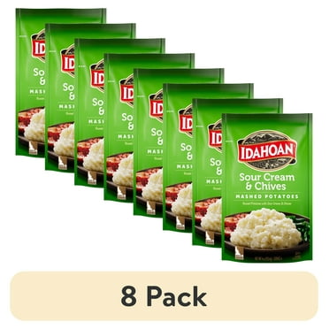 Idahoan Real Potato Packets, Buttery Homestyle & Roasted Garlic Mixes ...