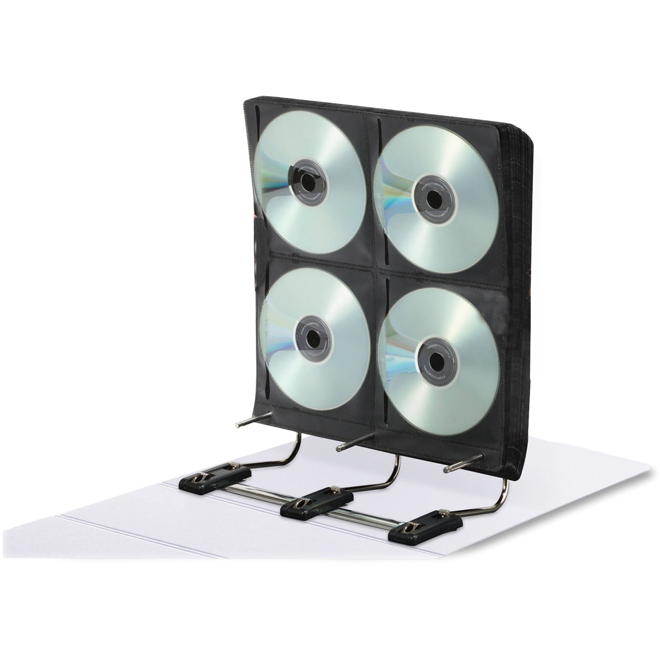 Idea Stream Gapless Media Binder,for DVD/CDs,34 Pages,Holds 272,White ...