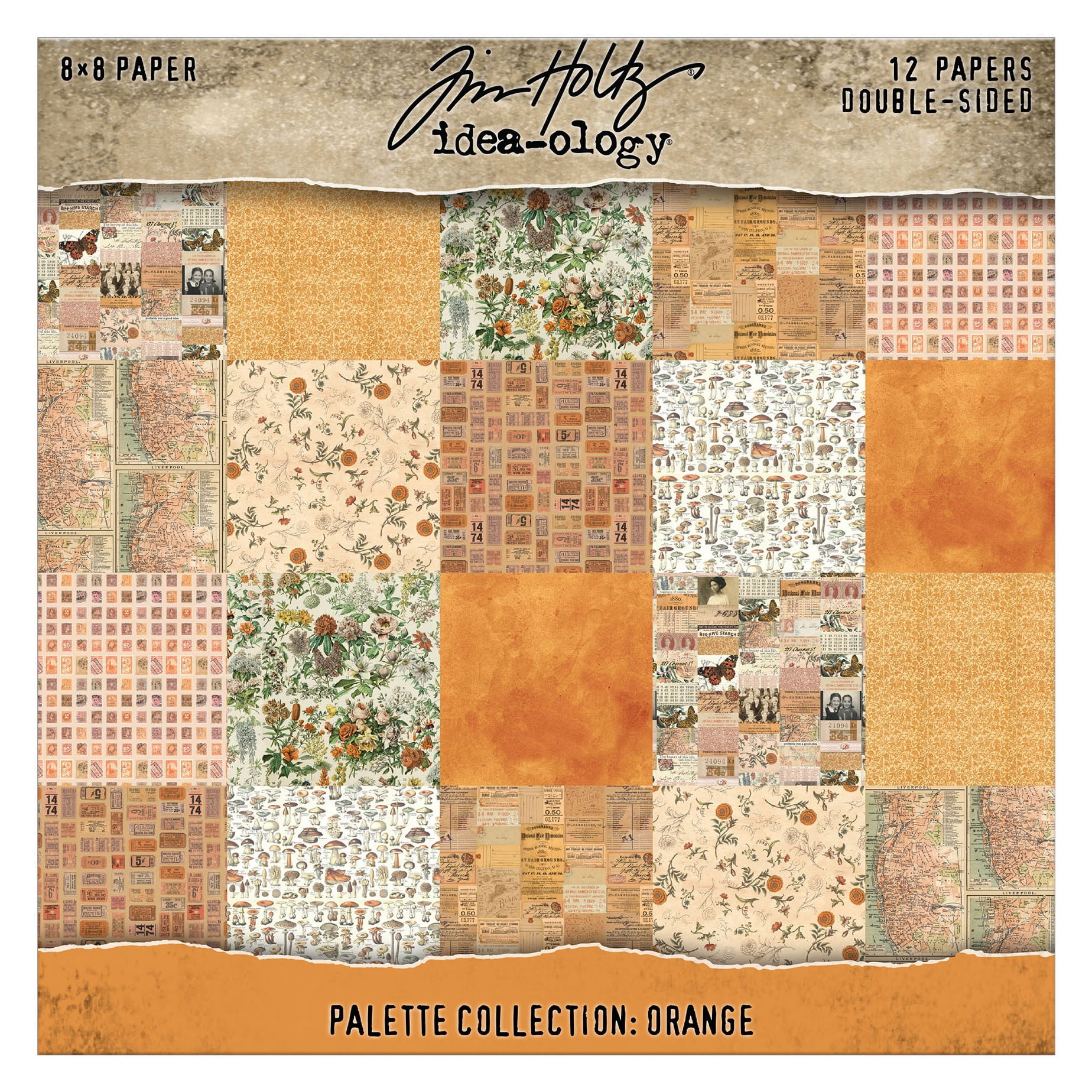 Idea-ology Double-Sided Cardstock 8"X8" 12/Pkg-Palette Collection ...