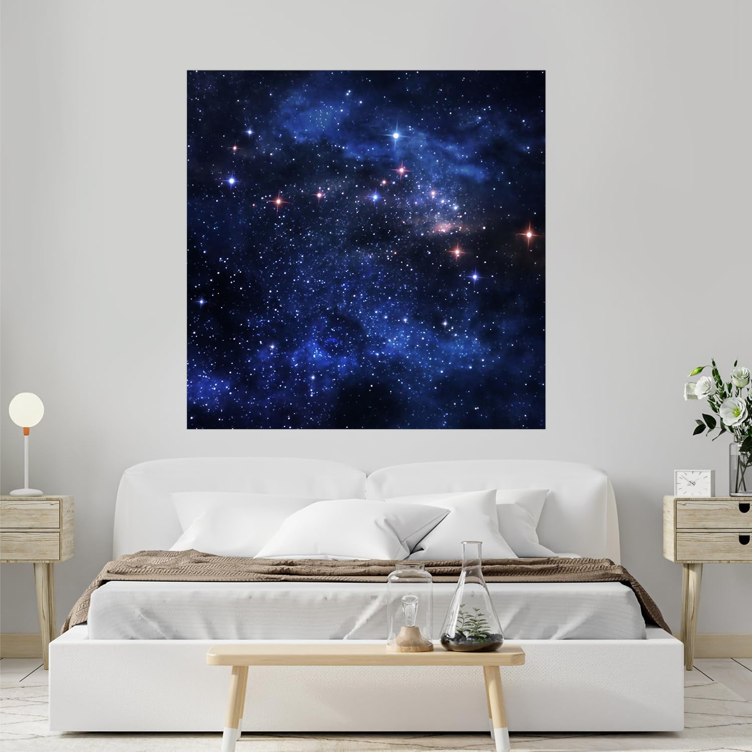 Idea4wall 2pcs Constellation Starry Sky Milky Way Stick Wallpaper ...