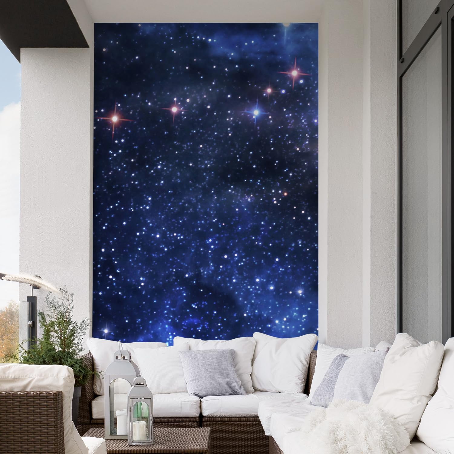 Idea4wall 3pcs Constellation Starry Sky Milky Way Stick Wallpaper ...
