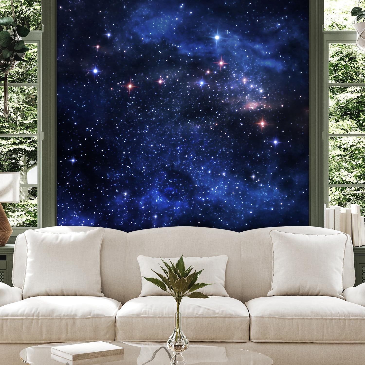 Idea4wall 3pcs Constellation Starry Sky Milky Way Stick Wallpaper ...