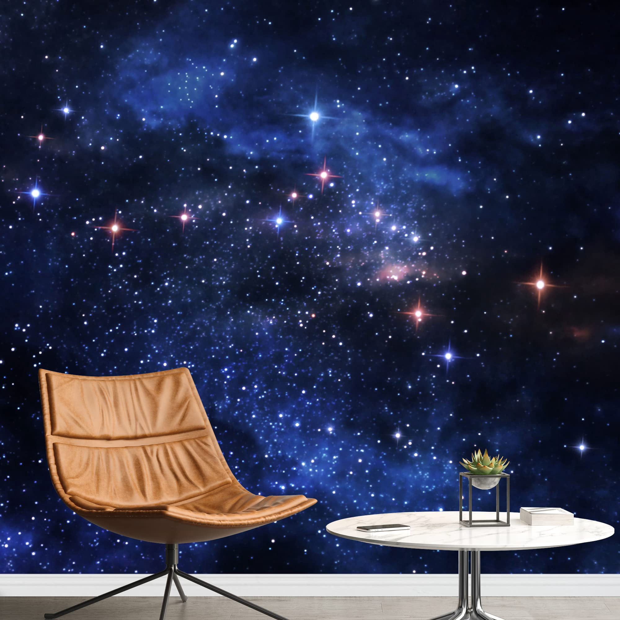 Idea4wall 4pcs Constellation Starry Sky Milky Way Stick Wallpaper ...