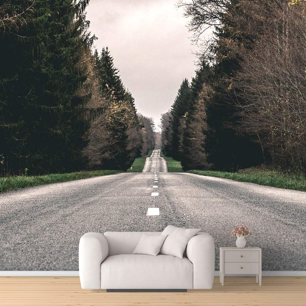 Idea4wall 4pcs Highway Peel and Stick Wallpaper Removable Wall Murals ...