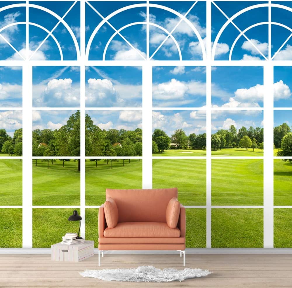 Idea4wall 6pcs Vies from French Window Peel and Stick Wallpaper ...