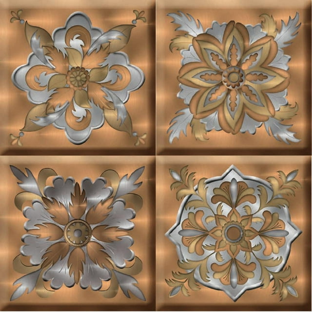 IdeaStix Corinthian TileStix - Original Premium 4-Piece Peel and Stick ...