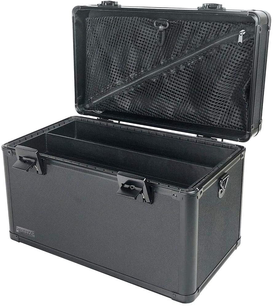 IdeaStream Metal Divided Storage Box, 9"H x 8"W x 8"D, Black - Walmart.com