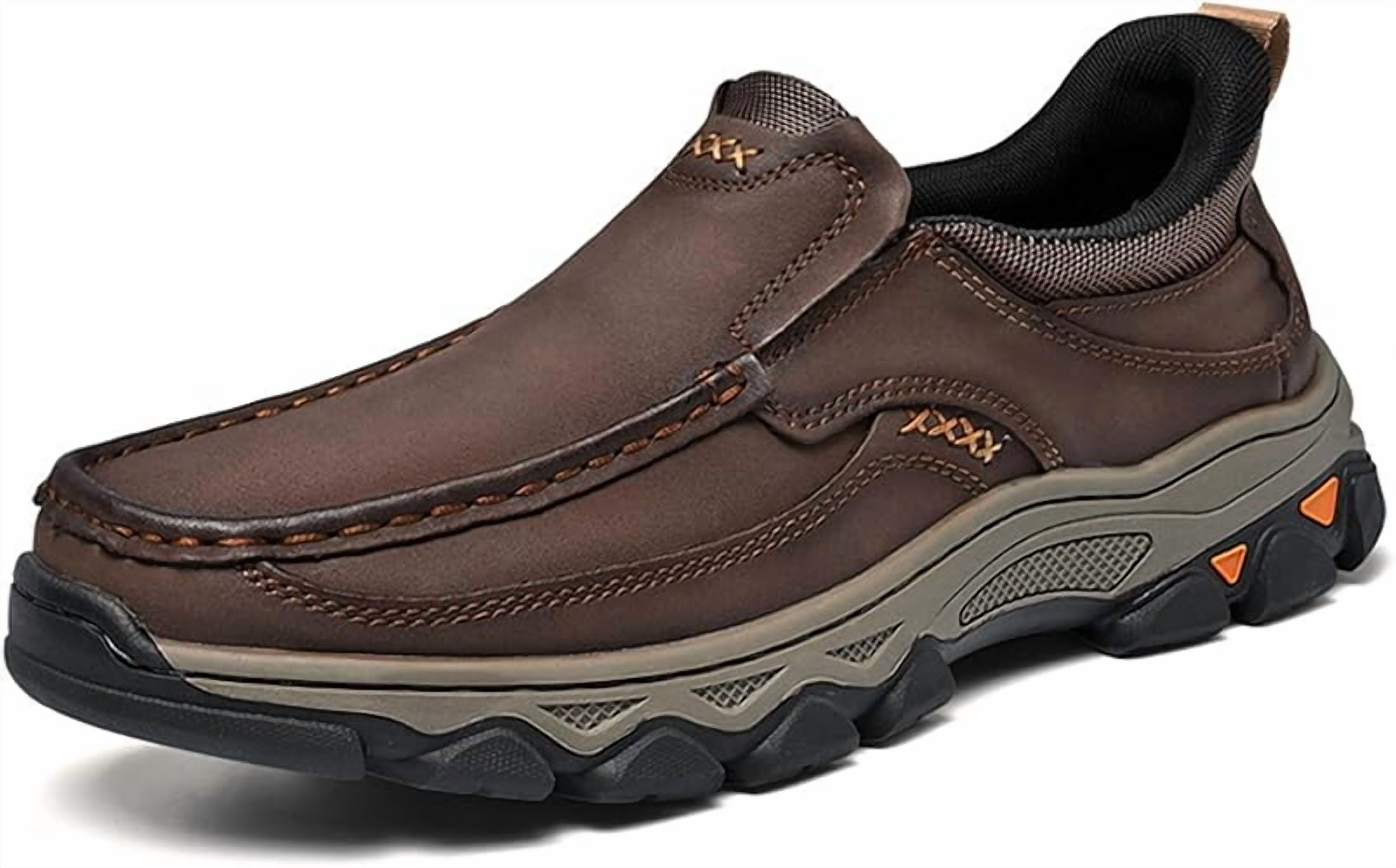 Ideacloth Shoes for Men, 2025 New Men's Orthopedic Hands-Free Genuine ...